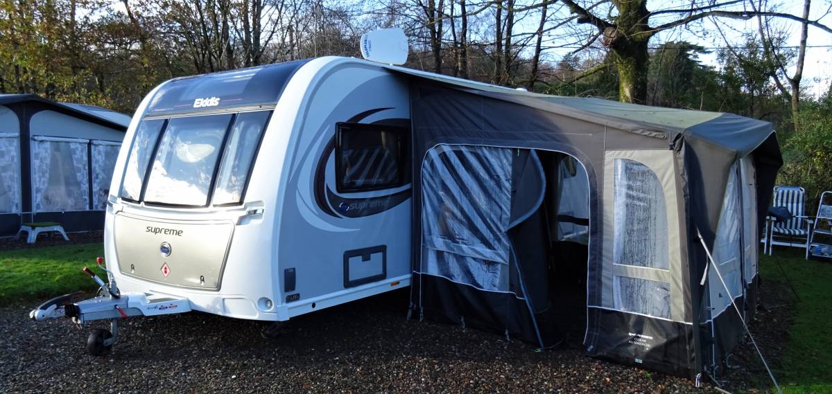 Elddis Supreme 840 - 2018- 6 Berth - Rear Fixed Bed - Caravan For Sale