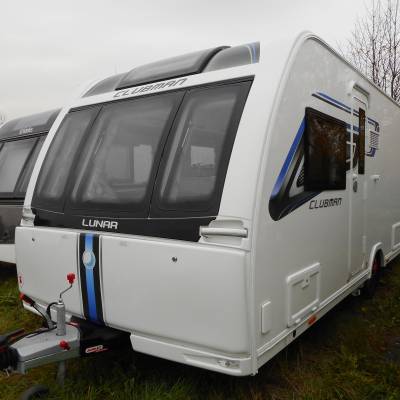 Lunar Clubman SI 2018, 4 Berth Fixed Bed Caravan With Alde Heating and ...