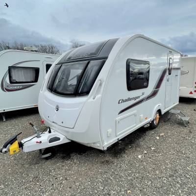 Swift Challenger 480 SE 2013 End Washroom 2 Berth Motormover Caravan ...