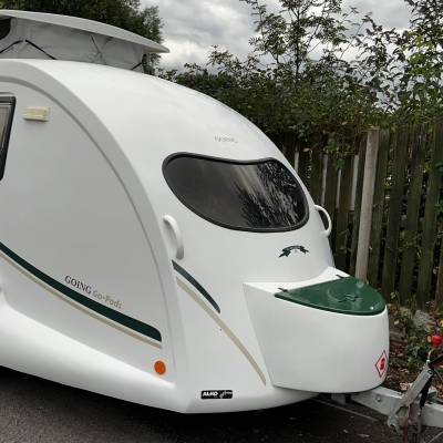 Go POD Going 3, 2 berth, micro tourer caravan, 2016, awning,