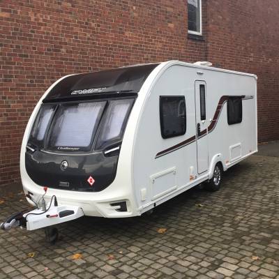 Swift Challenger 565 4 Berth Rear Washroom Single Twin Bed Caravan For Sale