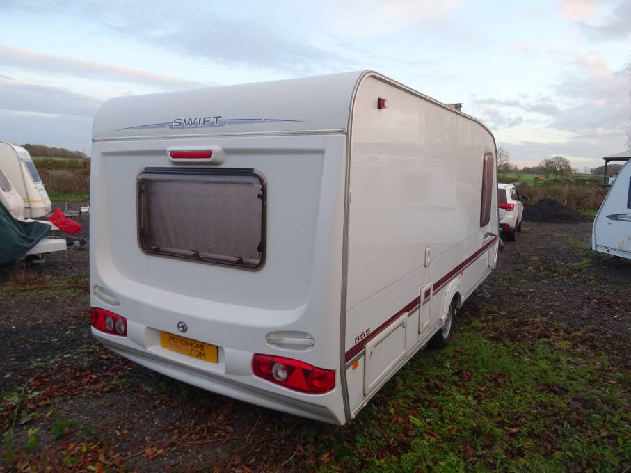 Swift Charisma 555 4 Berth Rear Fixed Bed Caravan For Sale