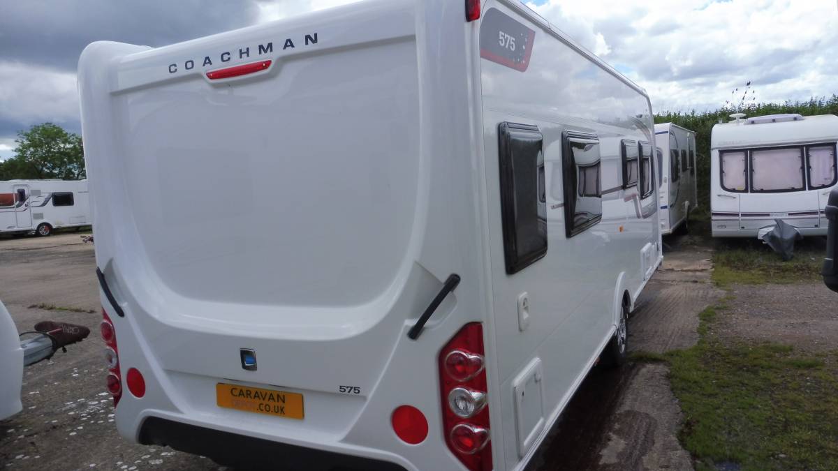Coachman VIP 575 4 berth fixed rear bed caravan for sale