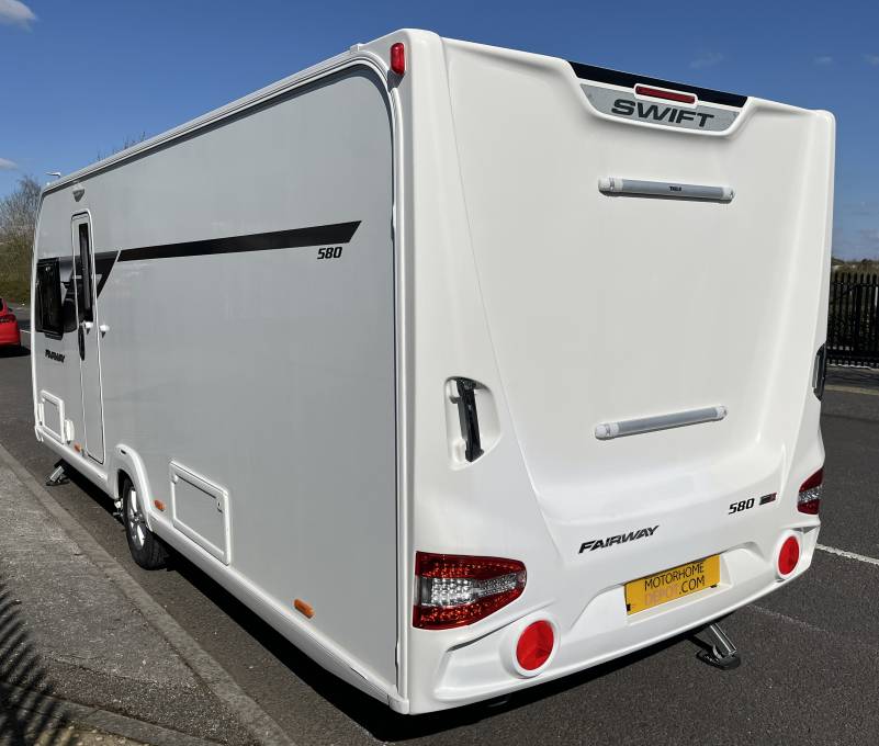 Swift 580 caravan | 4-berth | Fixed rear double bed | separate shower ...